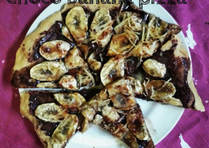 Resep Choco banana pizza / pizza coklat oleh evie novitasari #dapurevie ...