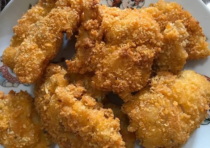 Resep Dori fillet krispi tepung roti oleh Shafira - Cookpad