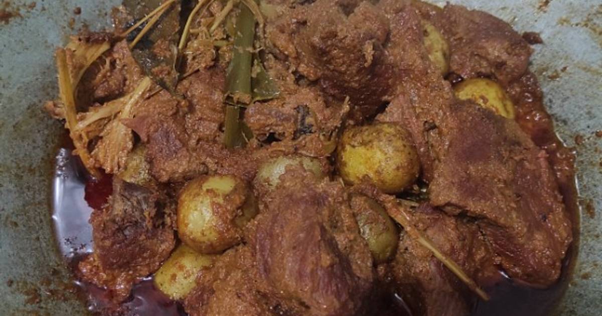 Resep Rendang Daging Sapi: Empuk, Nikmat, & Praktis