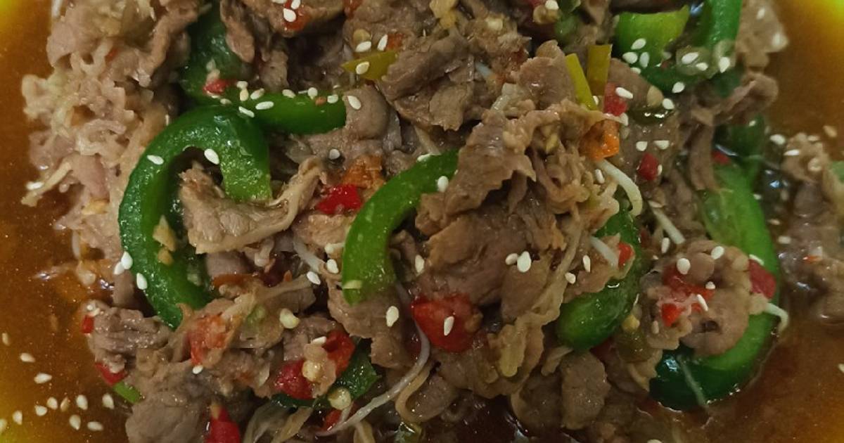 20 resep tumis daging shortplate pedas enak dan mudah - Cookpad
