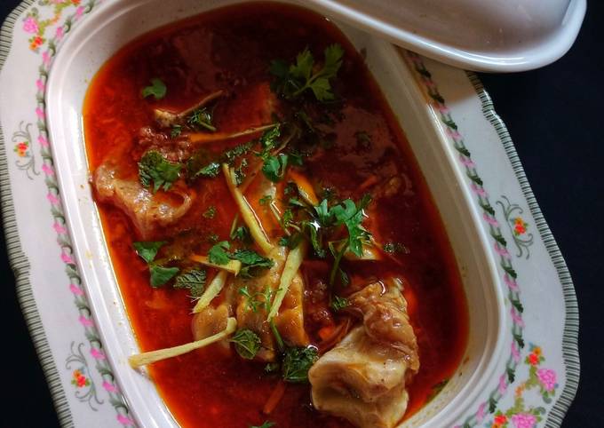 Beef paya Recipe by Umme Ali - Cookpad