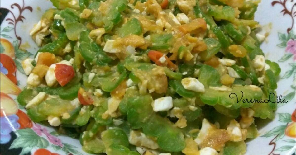 45 resep pare masak telur asin enak dan mudah - Cookpad