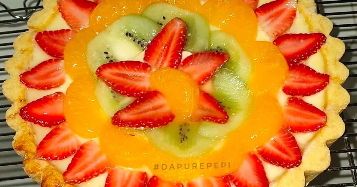 Resep Fruit Pie / Pie Buah 🍓🍊🥝 oleh Febriyana | IG: @febbriyana - Cookpad