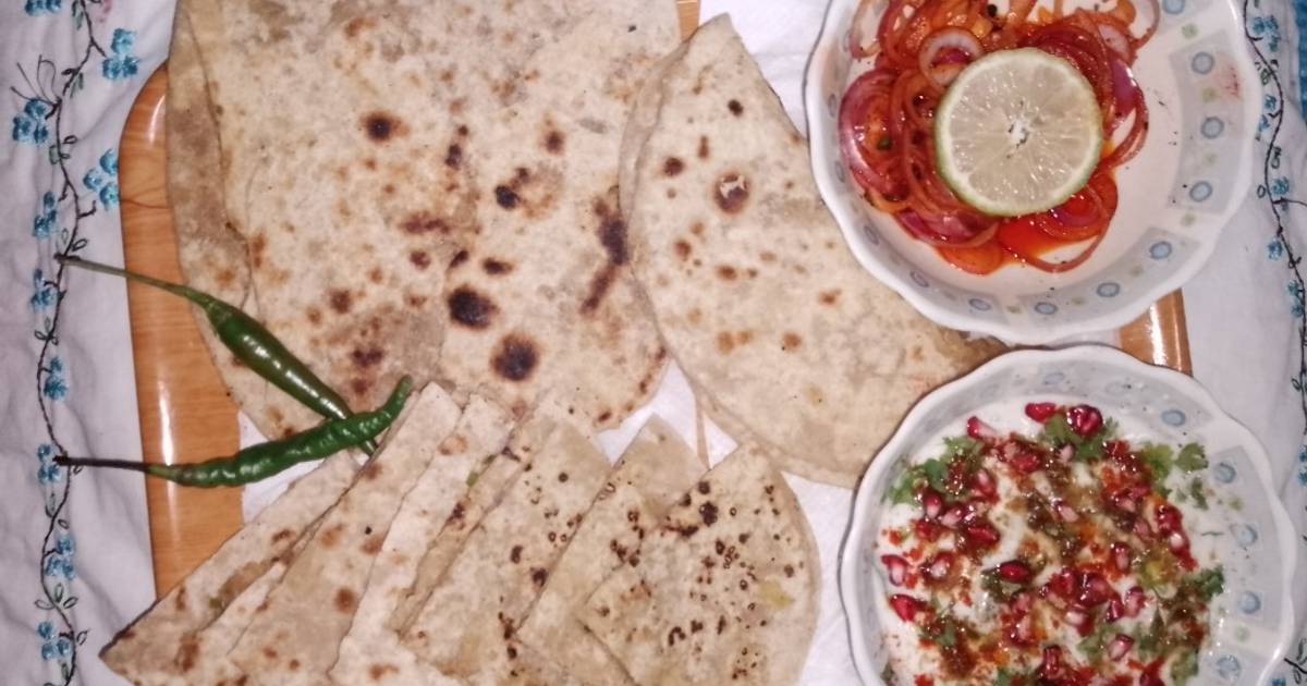 Spicy Punjabi stuffed potato paratha 🥔🧅🌶️ Recipe by Gurpal kaur Ubhi ...