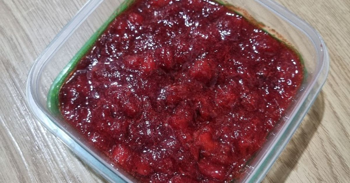 Resep Selai Stoberi Sobat Bocil oleh ussisa annisari - Cookpad