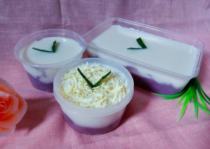 Resep Dessert Box Talam Ubi Ungu (Ipomoea batatas) oleh Alifatus - Cookpad