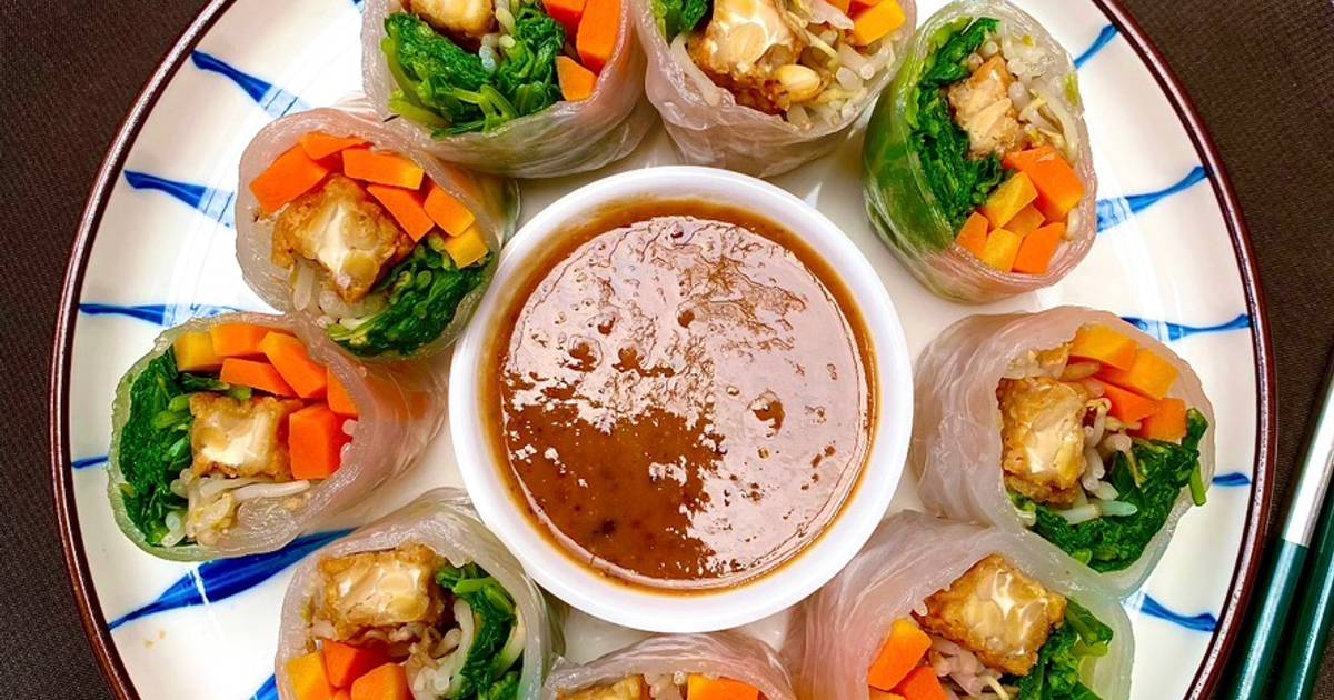 Resep Pecel Kacang Mede Spring Roll oleh Aldian Nugraheni - Cookpad
