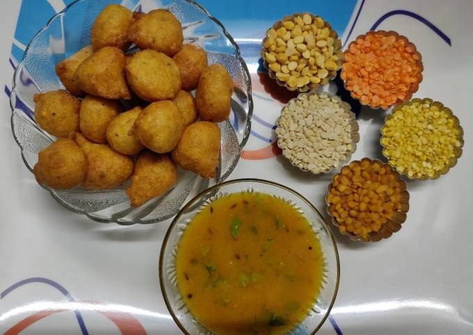 Mix Dal Vada Recipe by Anjali Kataria Paradva - Cookpad