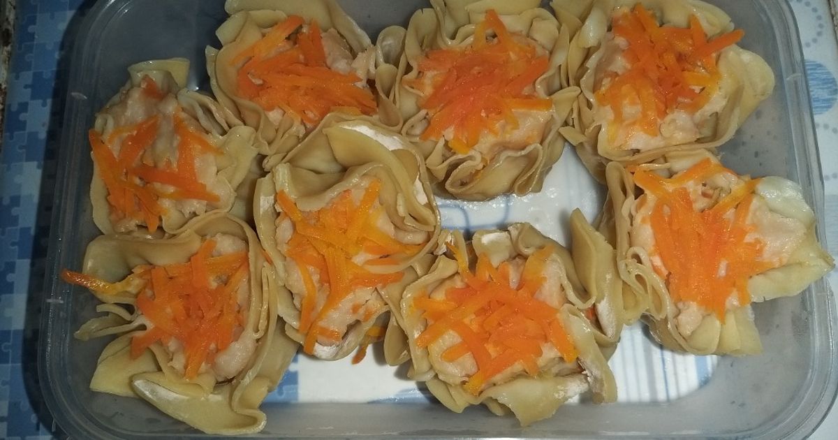 Resep Dimsum Ayam Wortel oleh SEBLAK NAUFAL RAJANYA PEDAS - Cookpad