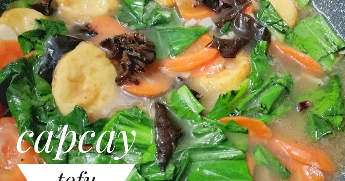 33 resep capcay tofu jamur kuping enak dan mudah - Cookpad