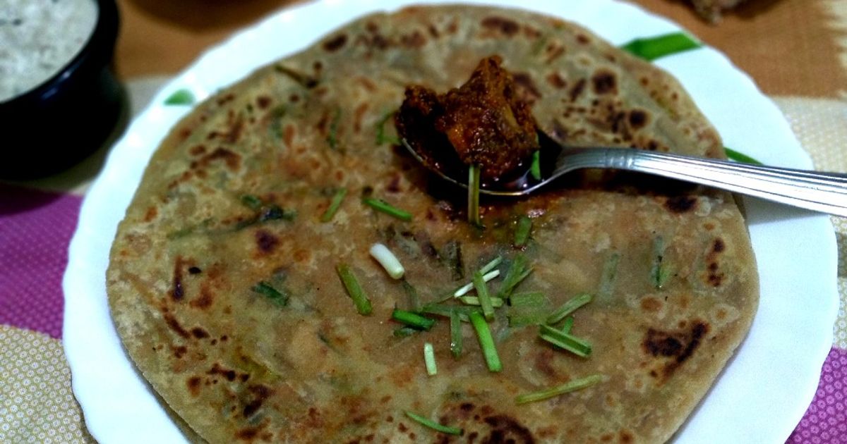 Green Garlic Roti Recipe by Arti Panjwani - Cookpad