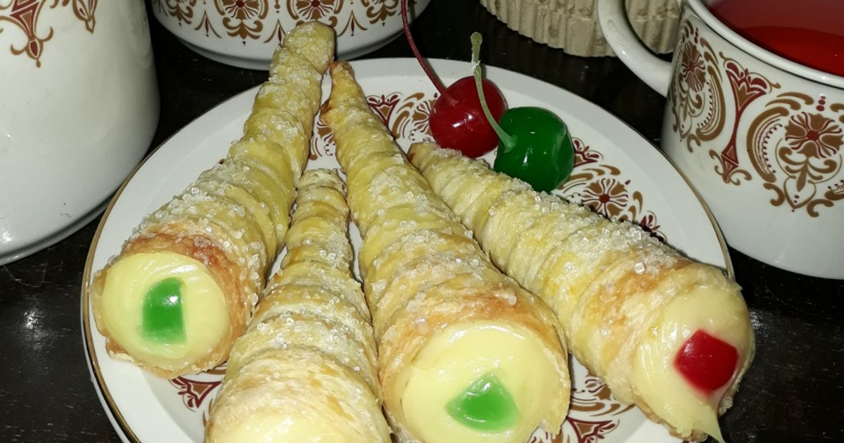 Resep Cum Cum / Horn Pastry / Kue Keong / Kue Siput oleh HerlinaCs Lim ...