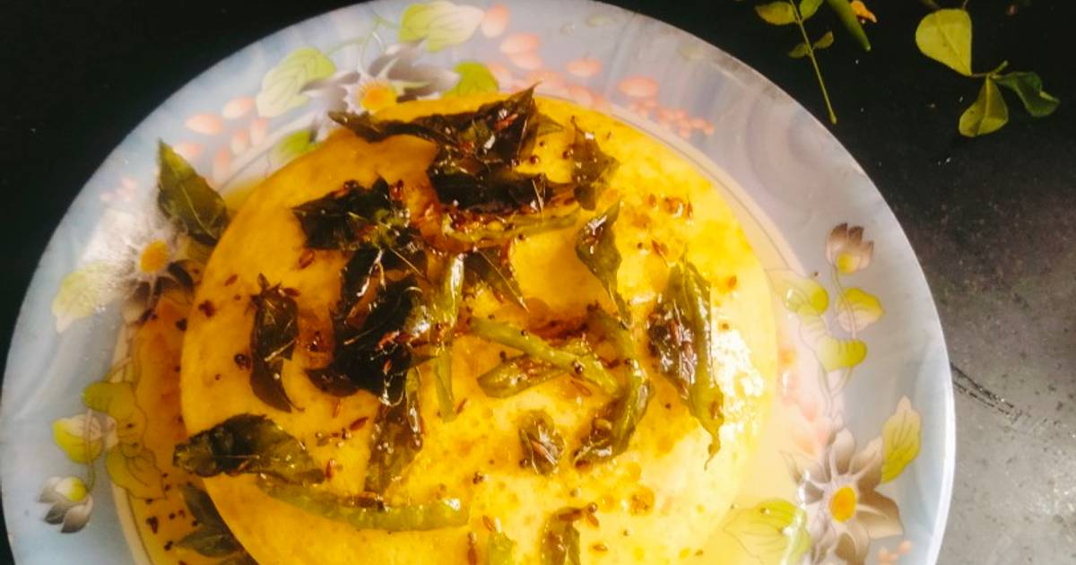 Moong daal dhokla /Soft & spongy Dal Dhokla 😋 Recipe by Jyoti Prakash ...