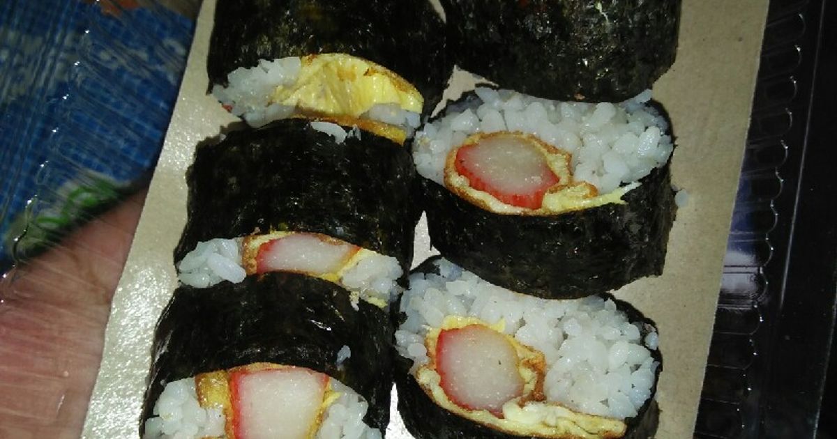 Resep Kimbab Simple / Sushi oleh Devi Aprianti - Cookpad