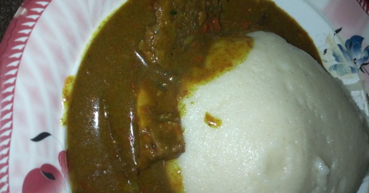 Tuwon Semo Miyan Kuka Recipe by Afreeda's_Bakery - Cookpad