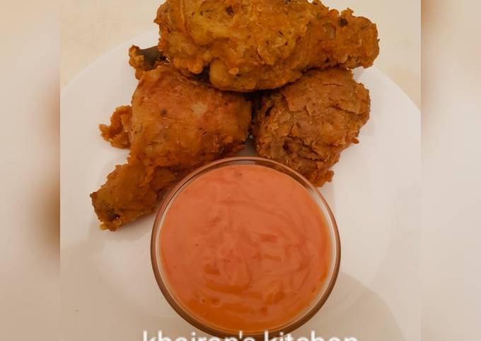 My homemade kfc chicken girki daga Maman jaafar(khairan) - Cookpad