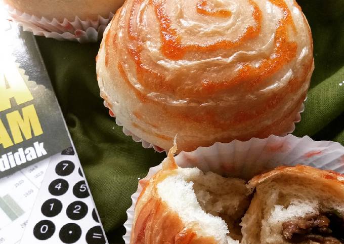 Resep Roti isi daging sapi oleh Diyah Yuliani - Cookpad