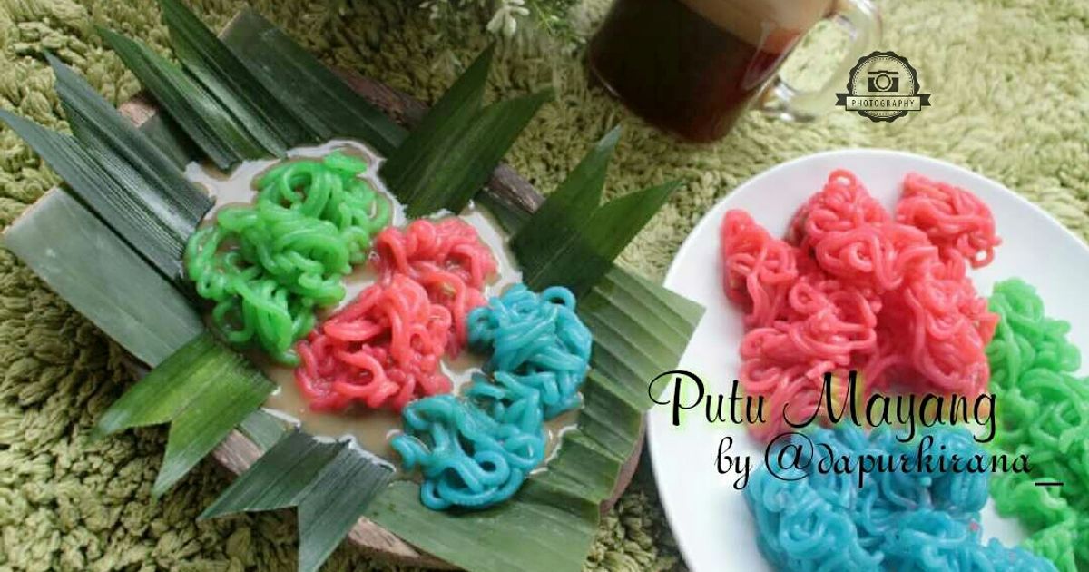 Resep Putu Mayang (Petulo) oleh dapurkirana - Cookpad