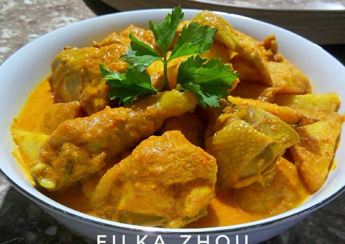 Resep Kari ayam kentang oleh Filka - Cookpad