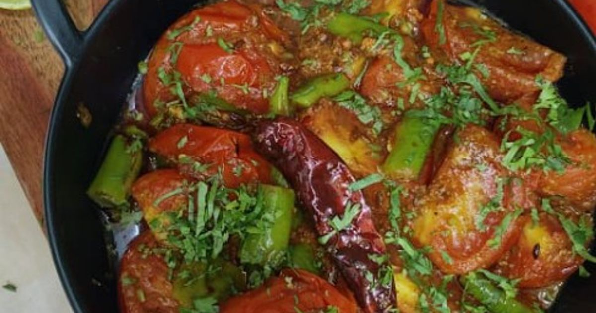टमाटर की सब्जी (Tomato Sabji Recipe In Hindi) रेसिपी बनाने की विधि in ...