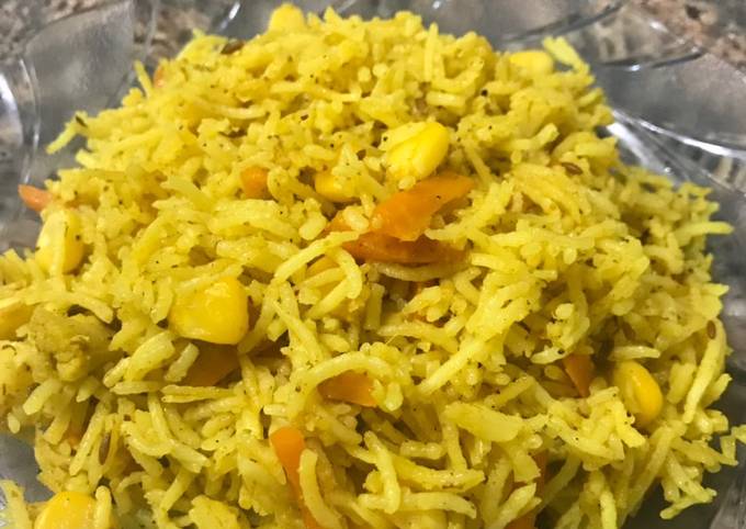 Masala bhat(rice) Recipe by deoyani - Cookpad