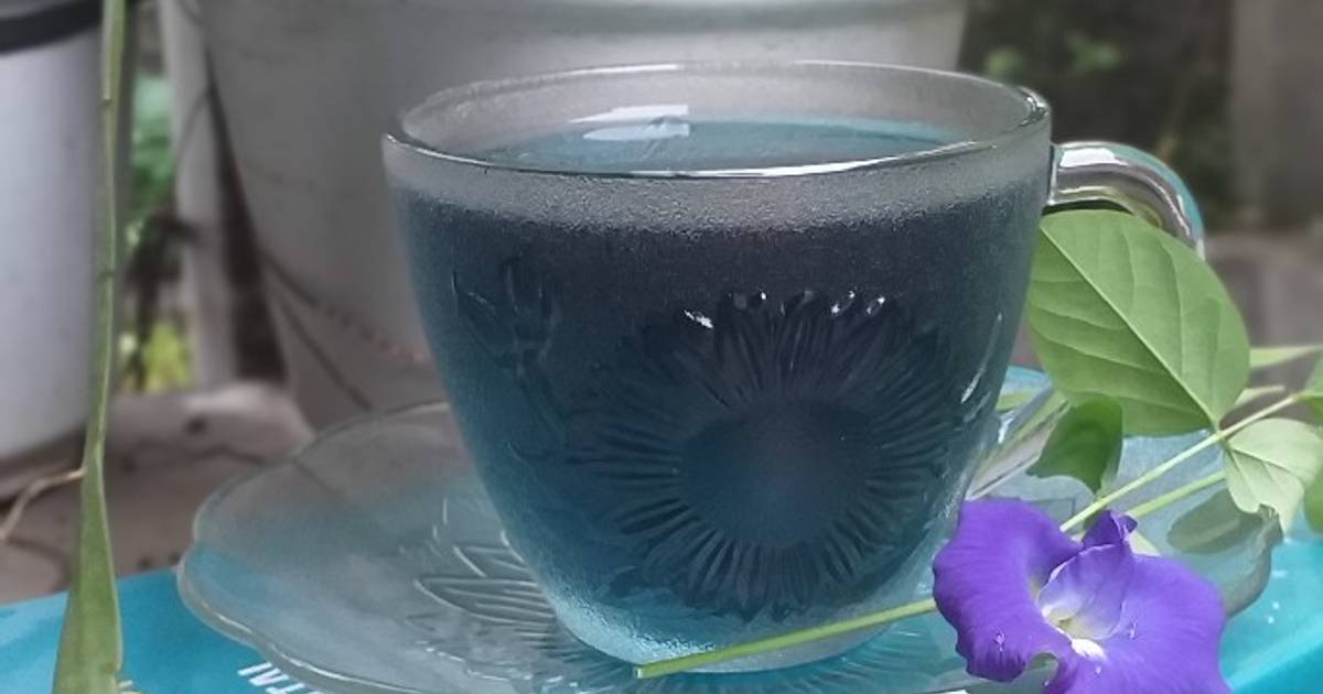 Resep Teh Bunga Telang oleh Ika Septi - Cookpad