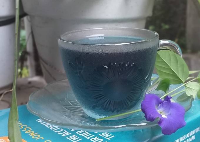 Resep Teh Bunga Telang oleh Ika Septi - Cookpad