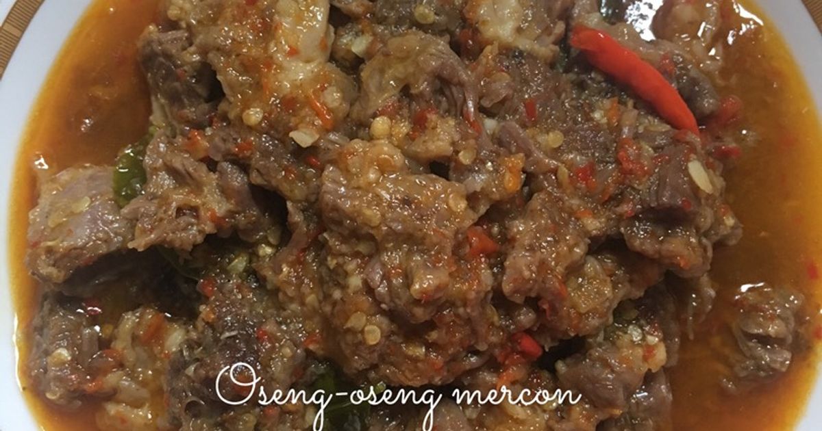 Resep Oseng Oseng Mercon oleh Ria Anggraini - Cookpad