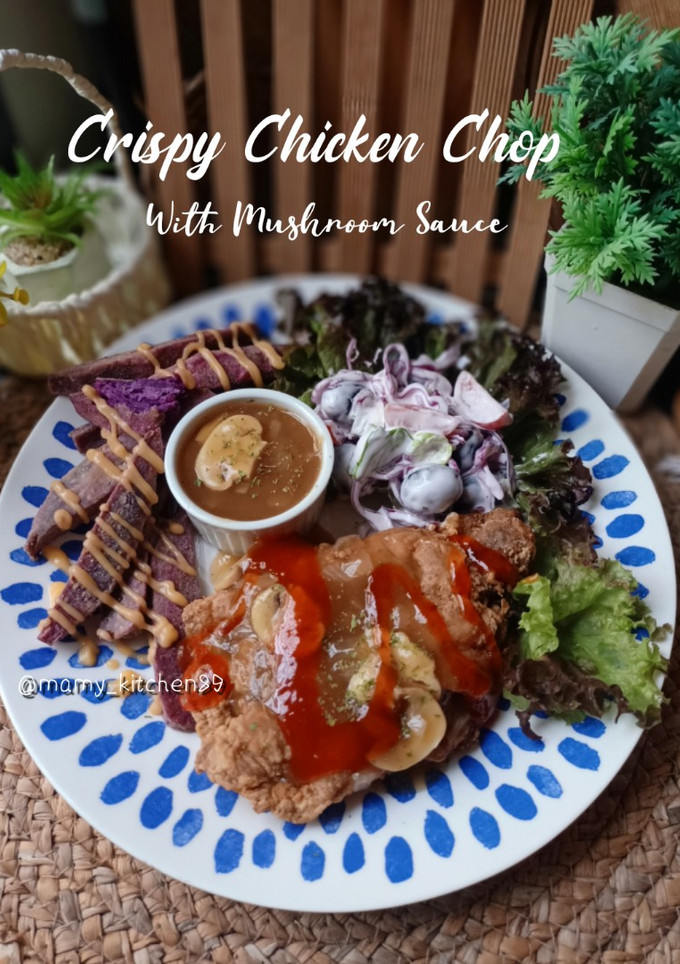 Resipi 💙 Crispy Chicken Chop With Mushroom Sauce oleh mamy_kitchen89 ...