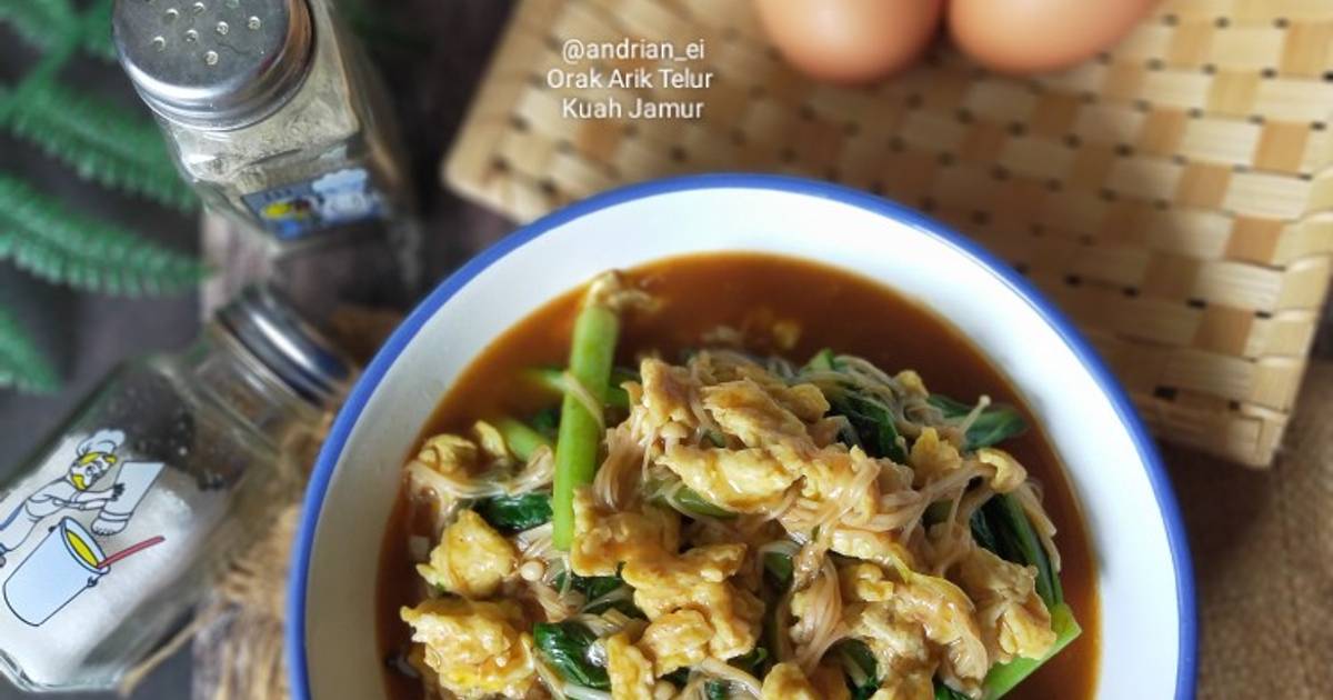 92 resep tumis jamur enoki telur enak dan mudah - Cookpad