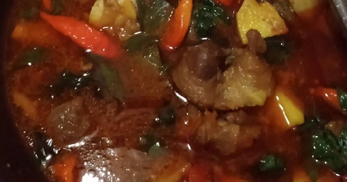 Resep Pindang iga khas Palembang oleh Ratna Filan - Cookpad