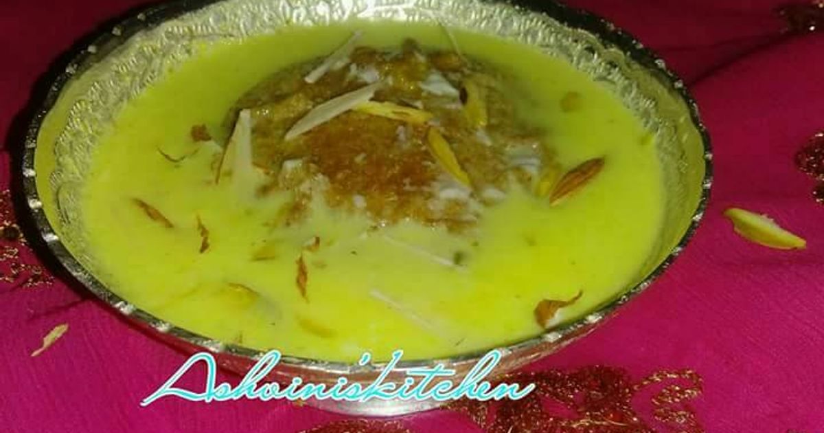 Badam Milk Puri Recipe by Ashvini Singh - Cookpad