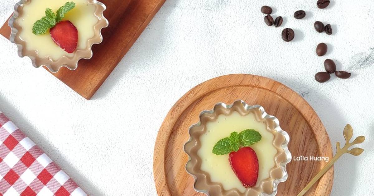 Resep Puding Pie Kopi Vla Custard oleh Laila_Huang - Cookpad