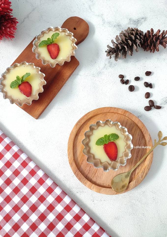 Resep Puding Pie Kopi Vla Custard oleh Laila_Huang - Cookpad