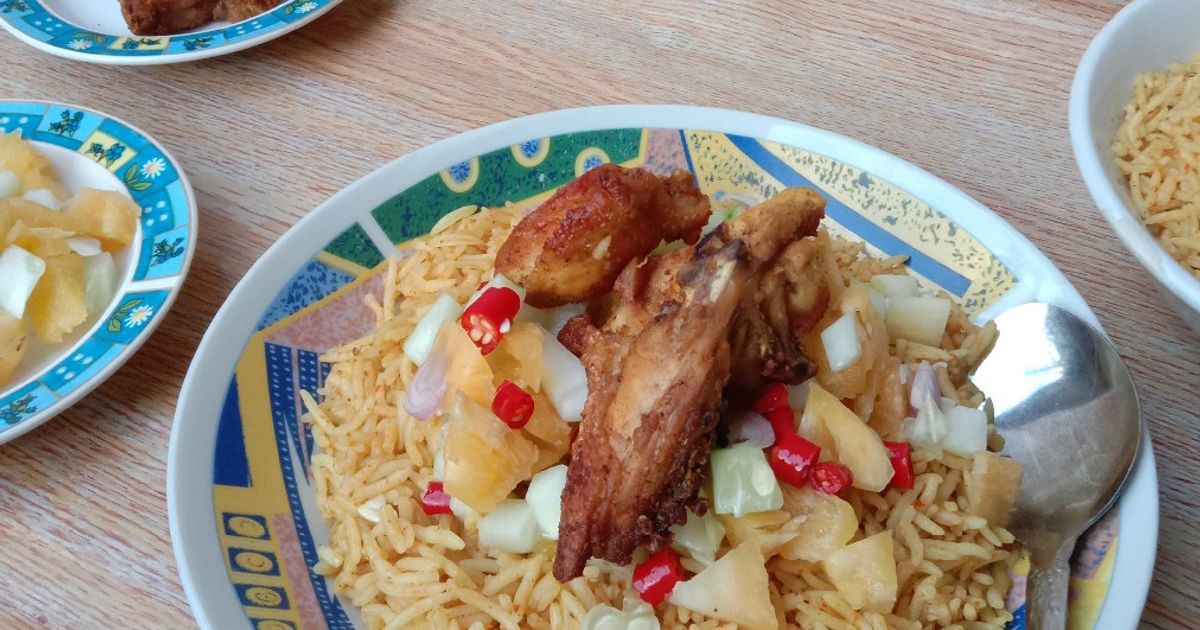 Resep Nasi Ayam Berempah oleh Mama Kafa - Cookpad
