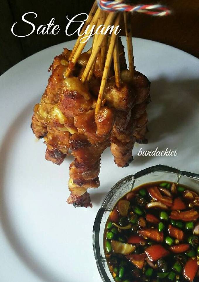 Resep Sate Ayam oleh iti Resti Nsh - Cookpad