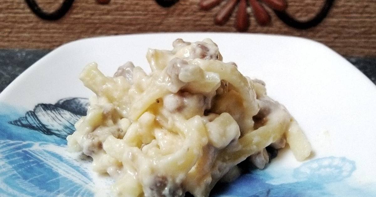 Resep Fettuccine Cream Cheese | MPASI oleh Raras Pramesthi - Cookpad