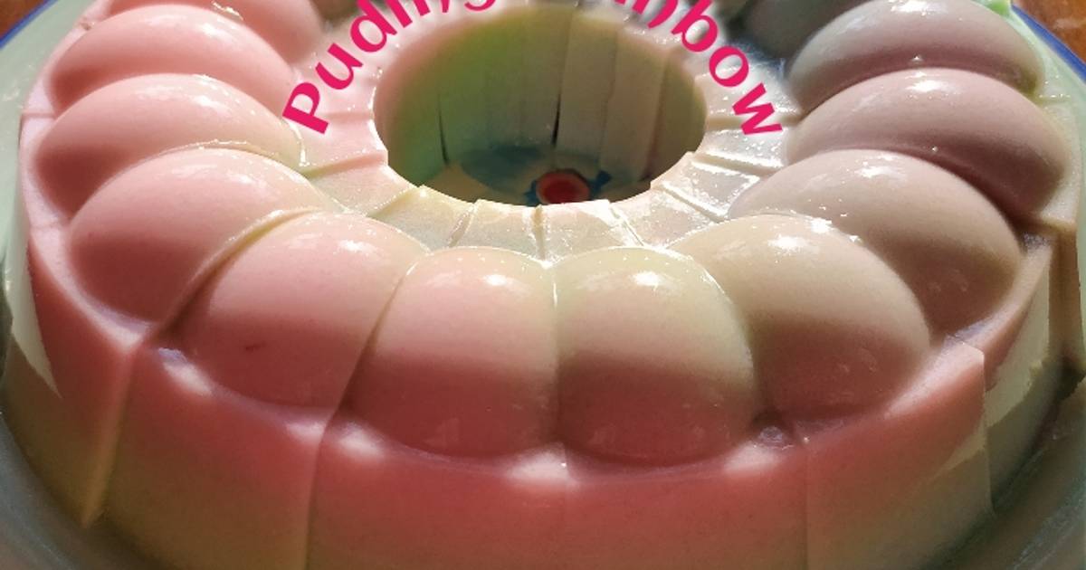 Resep Puding Rainbow oleh Tian Morisco - Cookpad