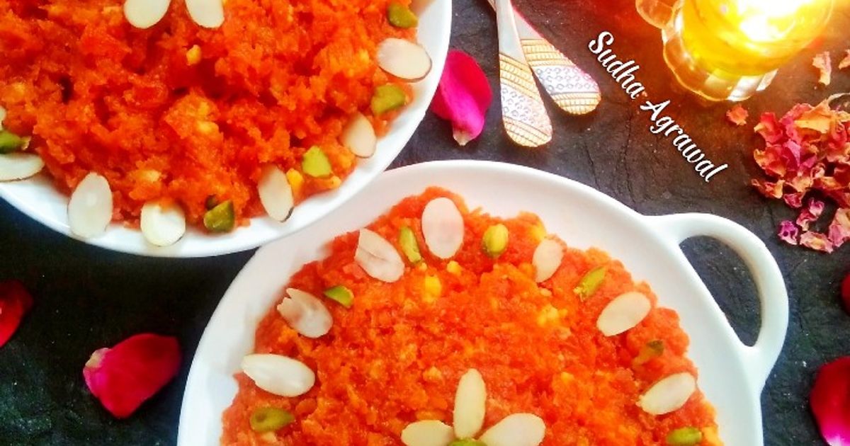 Carrot Halwa In Pressure Cooker Recipe by Sudha Agrawal