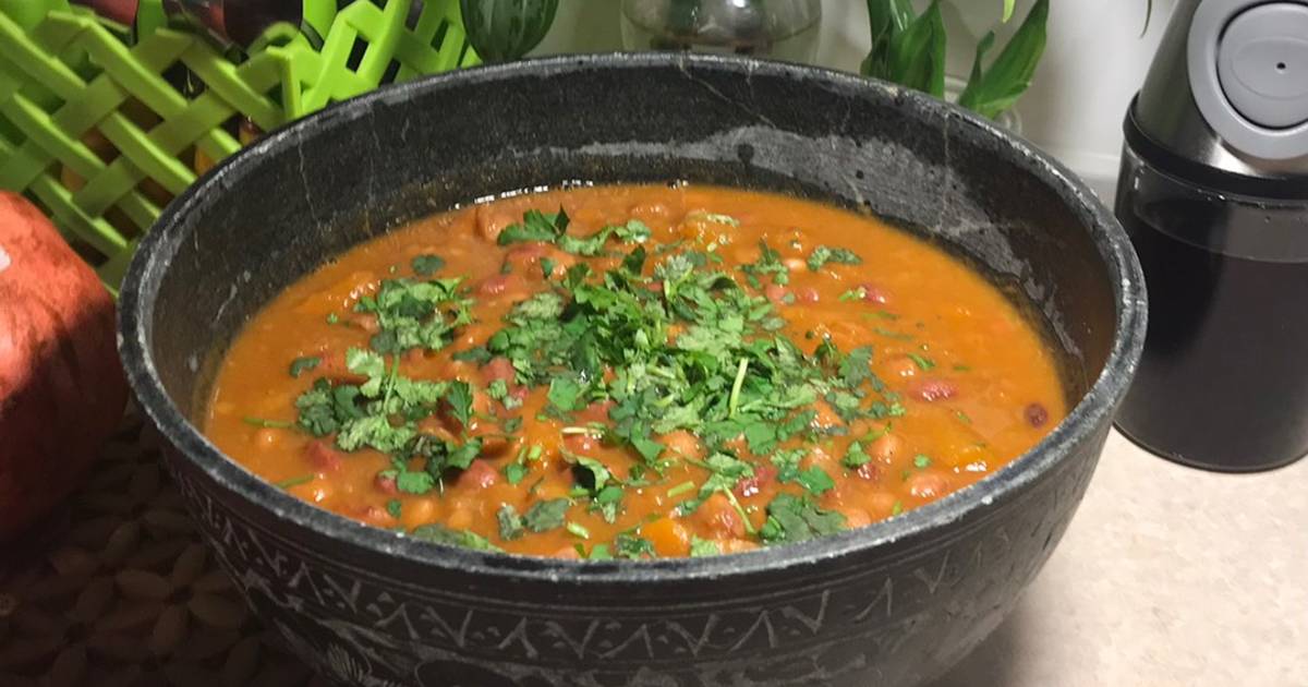 طرز تهیه خوراک لوبیا و کدو رشتی (حلوایی) 🎃🫘 ساده و خوشمزه توسط *𝑆𝑎𝑖𝑛𝑎🌈🏡 ...