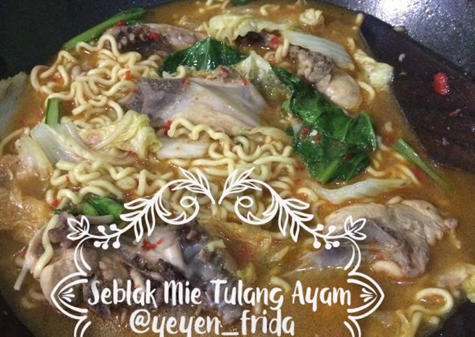 Resep Seblak Mie Tulang Ayam oleh Yeyen Frida - Cookpad
