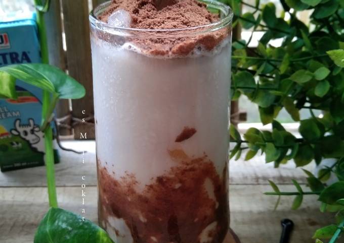 Resep Es Milo Coklat oleh Mak Win - Cookpad