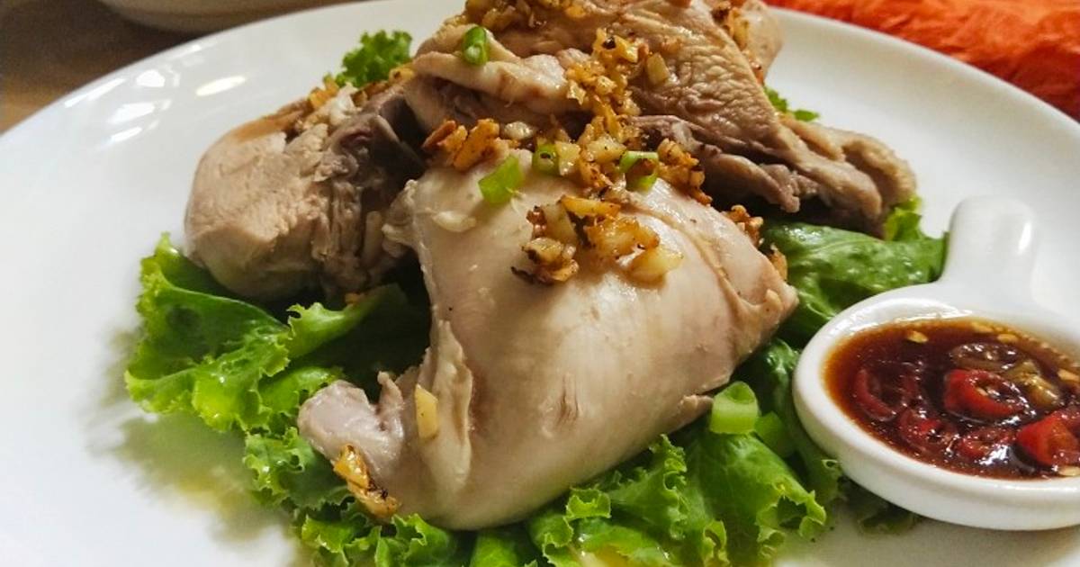 Resep Ayam Rebus Pee Cam Kee oleh Shanty Yuniar - Cookpad