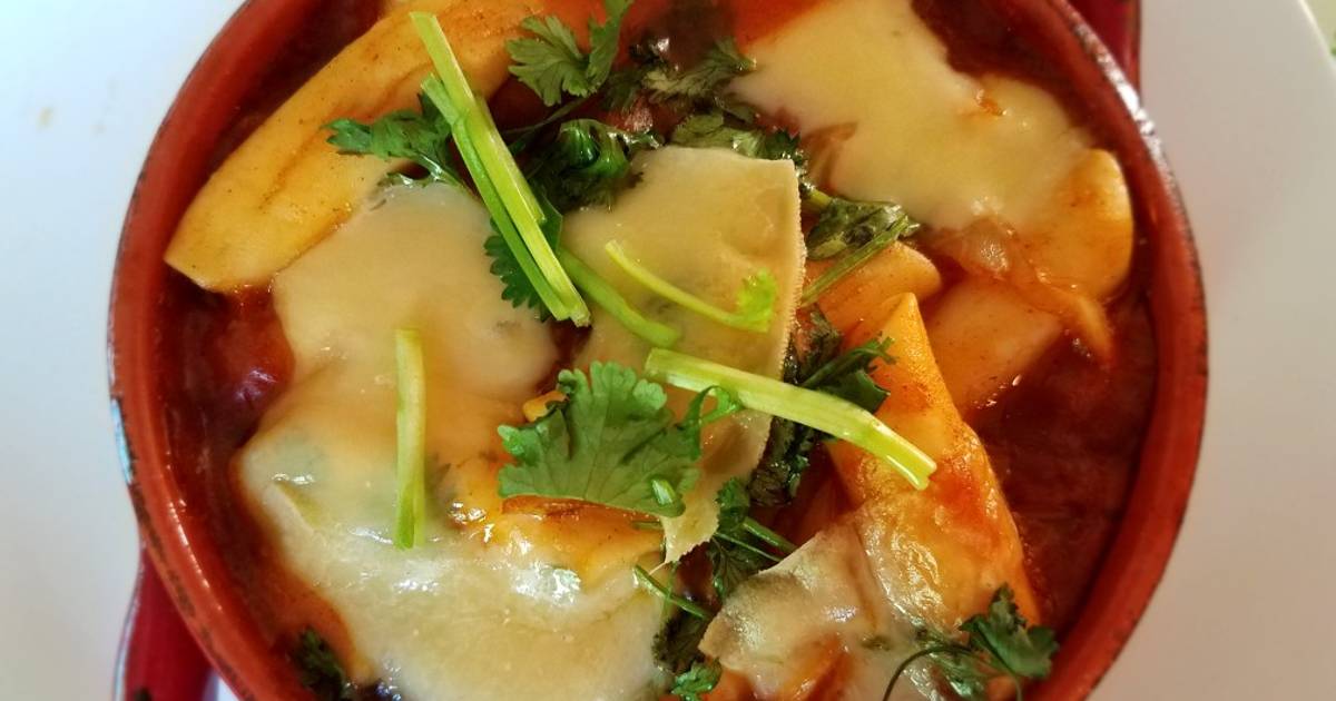 Korean baked spicy cheesy rice cake 韩式焗辣年糕 Recipe by Eat Whole 2 Thrive ...