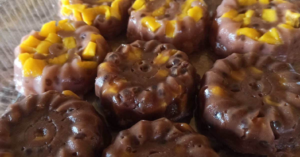 Resep Kue Talam Hunkwe Coklat Nangka oleh Defila - Cookpad