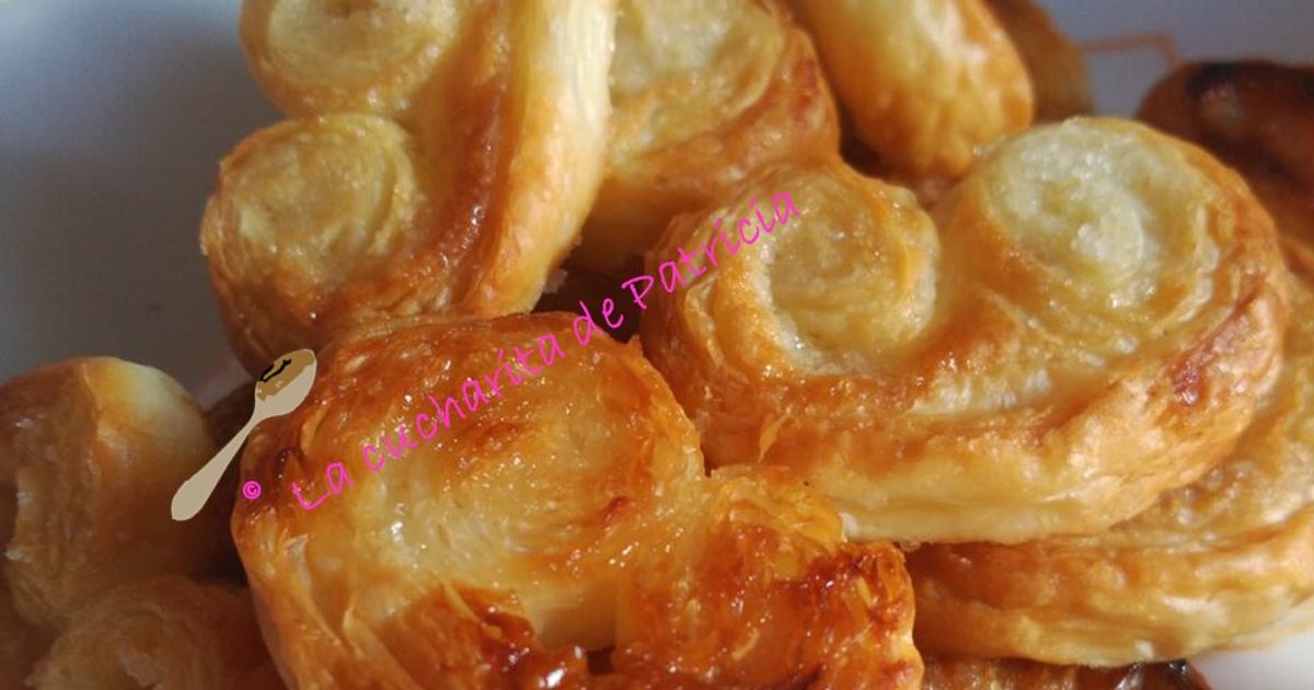 Palmeritas Clasicas Receta de La cucharita de Patricia- Cookpad