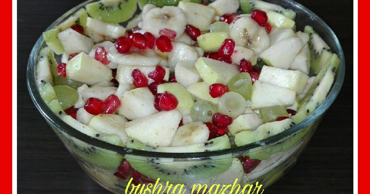 Mixed Fruit Chaat Recipe by Bushra Mazhar - Cookpad