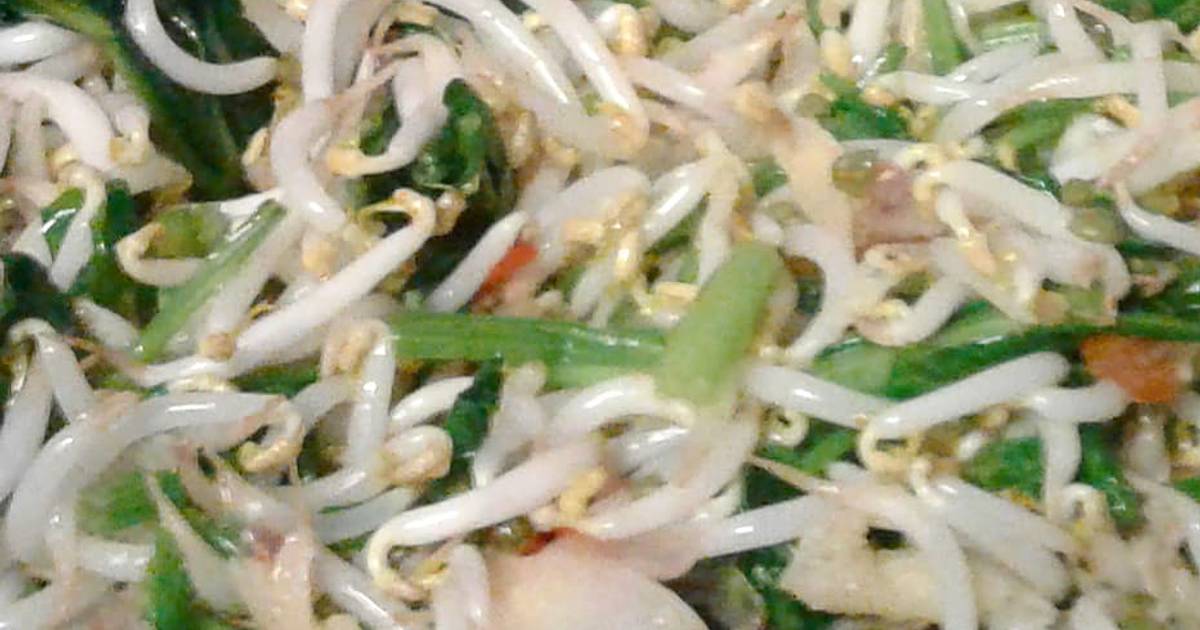 Resep Tumis Bayam Jepang Toge Oleh Triana Mahabakti Cookpad