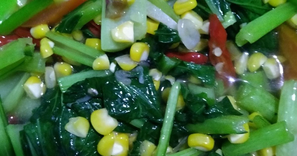Resep Tumis Caisim Jagung Manis Super Praktis oleh Bunda Rendhy Achmad ...