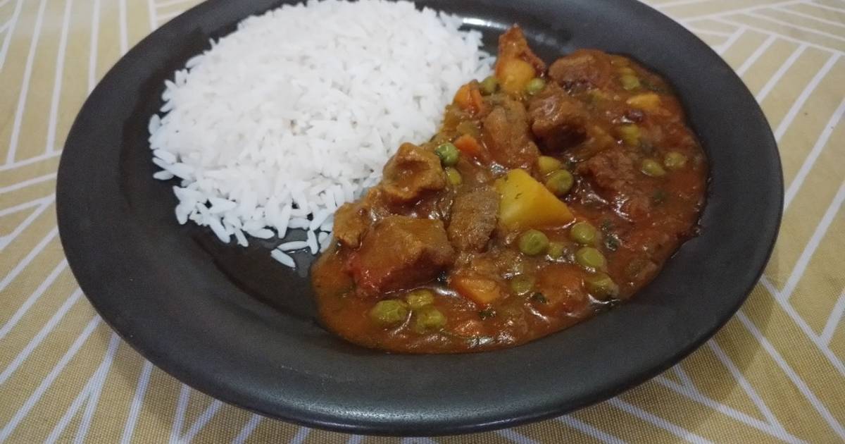 Estofado de carne con papas - 452 recetas caseras- Cookpad